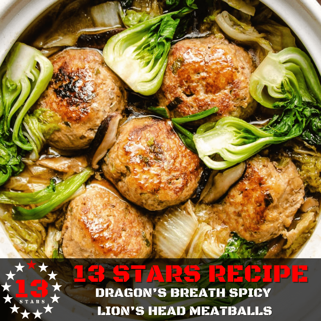 🔥 Dragon’s Breath Spicy Lion’s Head Meatballs Recipe | Fiery & Flavorf ...