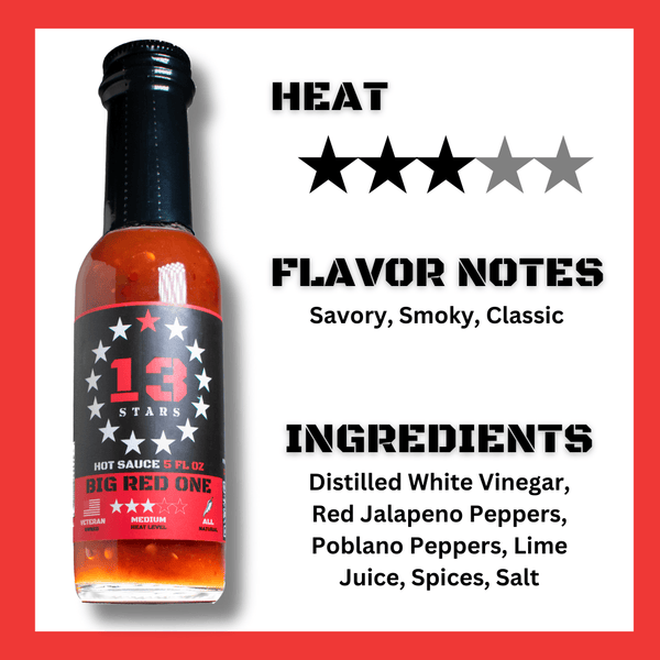 13 Stars - Hot Sauce - Big Red One - 13 Stars Hot Sauce